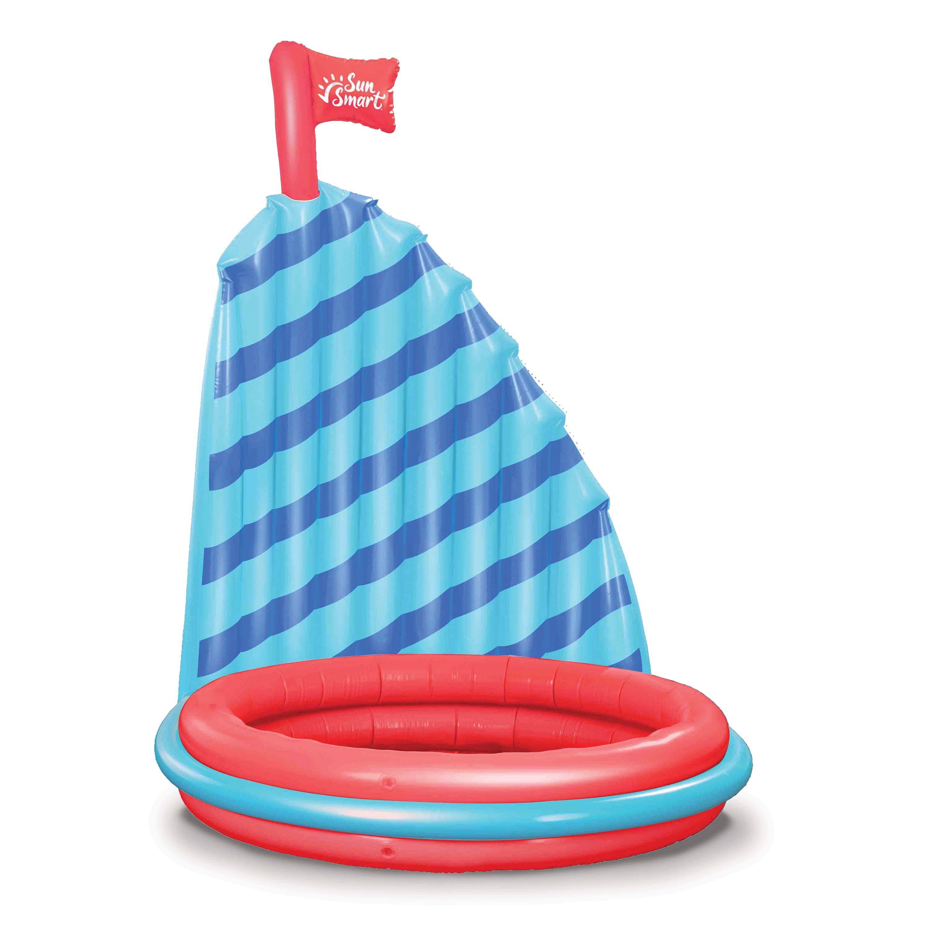 Aqua Shade N' Play Sailboat Pool | Inflatable Kids Pool - Walmart.com
