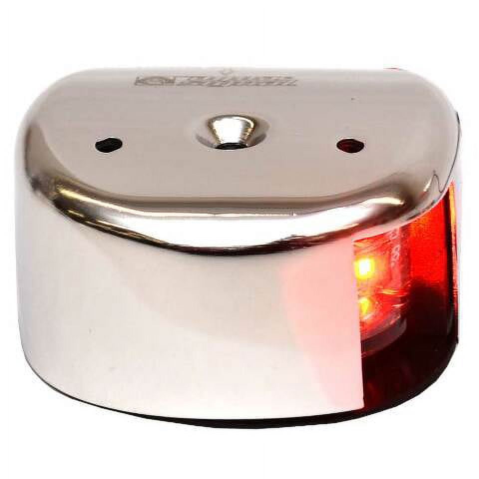 Aqua Signal Boat Bow Light 28301-7 | Port 12V Deck Mount Stainless ...