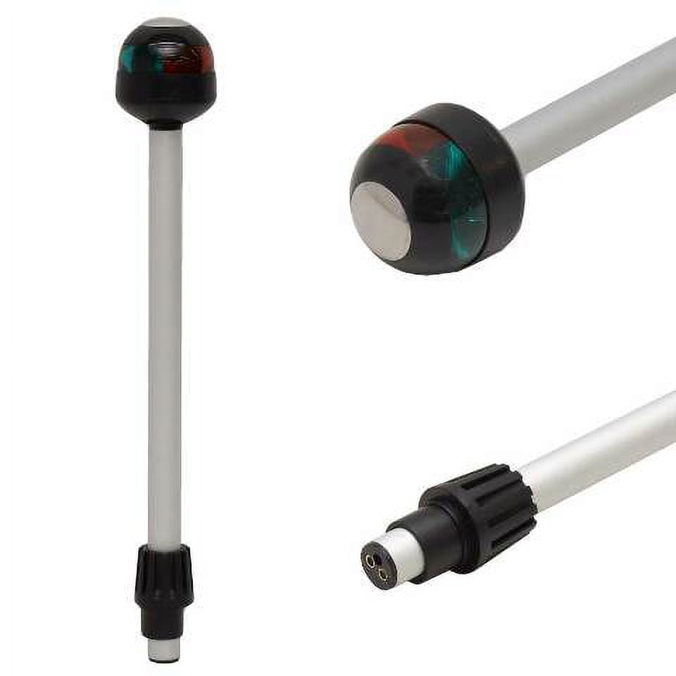 Aqua Signal Boat Bow Navigation Light 22112-1 | Bicolor 12 Inch 12 Volt ...