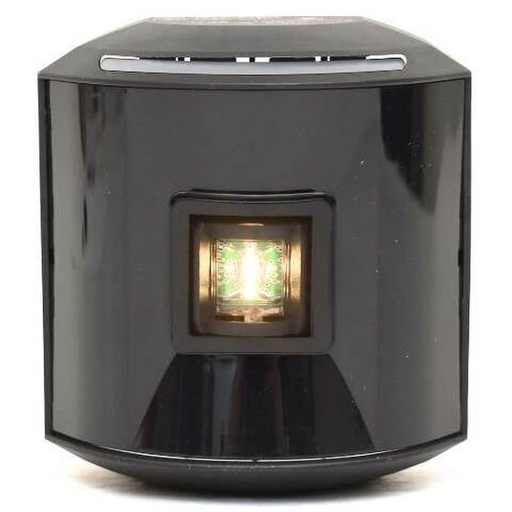 Aqua Signal LED Stern Light, Series 44, White 12/24VDC, Black Glossy ...