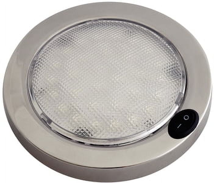 Aqua Signal Colombo LED Dome Light - Warm White/Red w/Stainless Steel ...