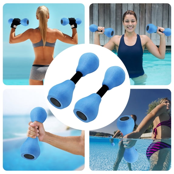 Aqua Soft Foam Dumbbell for Aerobic Exercise Lightweight Water Barbell ...