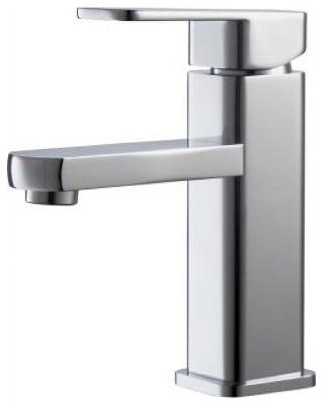 Aqua Soho Single Hole Mount Bathroom Vanity Faucet, Chrome - Walmart.com