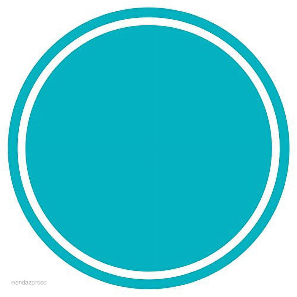 Aqua Solid Color Circle Gift Labels, 40-Pack - Walmart.com