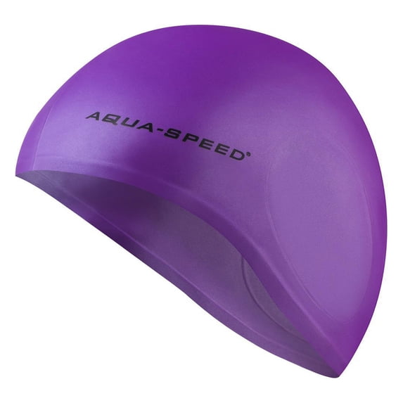 Aqua Speed - Unisex Silicone Swim Cap Full Ear Coverage Soft ...
