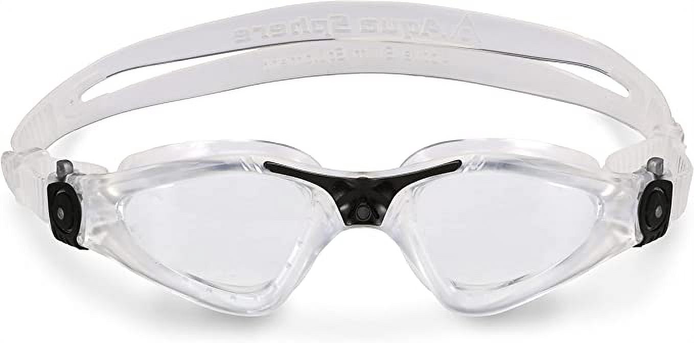 Aqua Sphere Kayenne Clear Lens Swim Goggles, Translucent/Black, 192370 ...