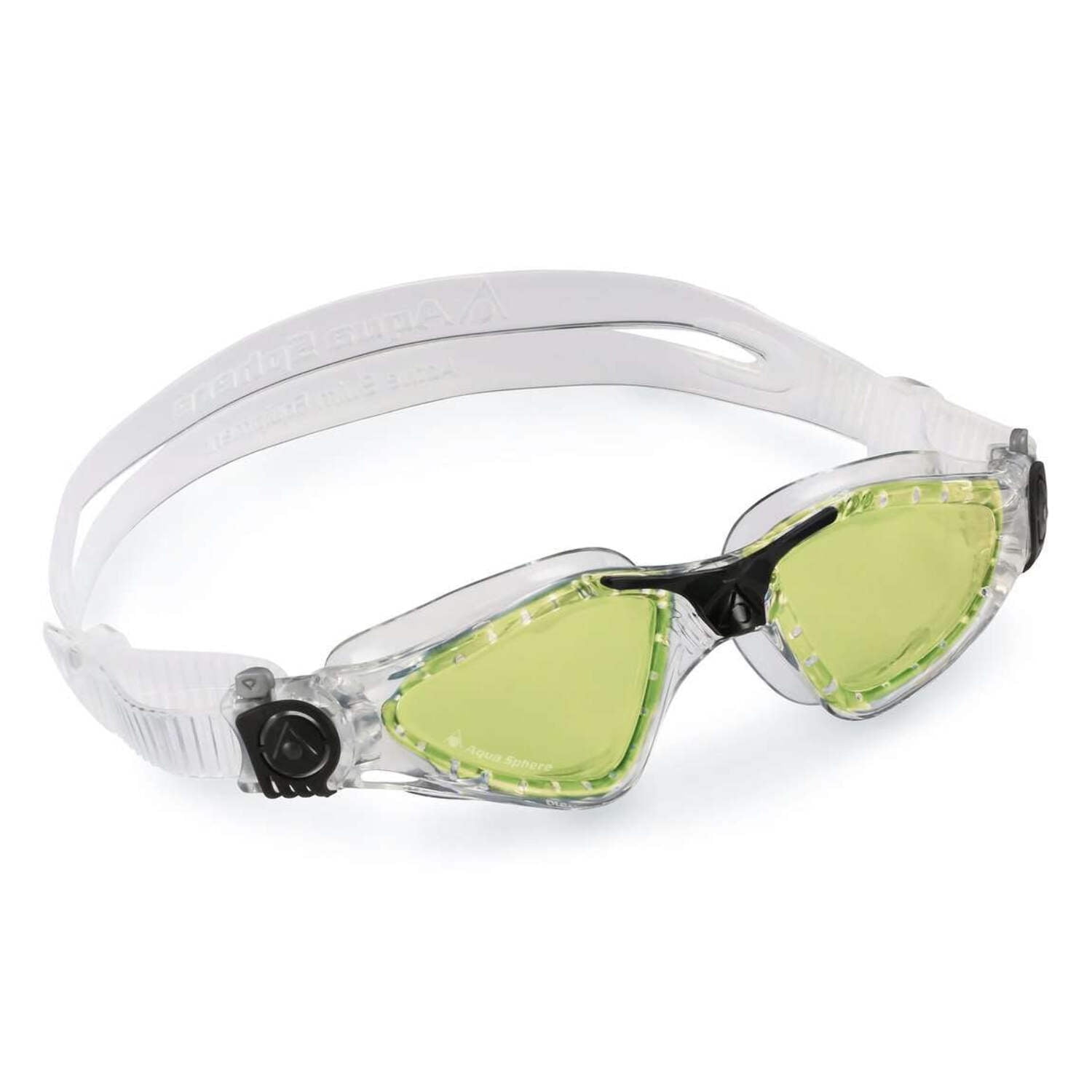 Aqua Sphere Kayenne Polarized Swim Goggles, Clear Lenses, Black Strap ...