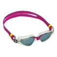 Aqua Sphere Kayenne Smoke Lens Compact Fit Swim Goggles, Clear/Rasberry ...
