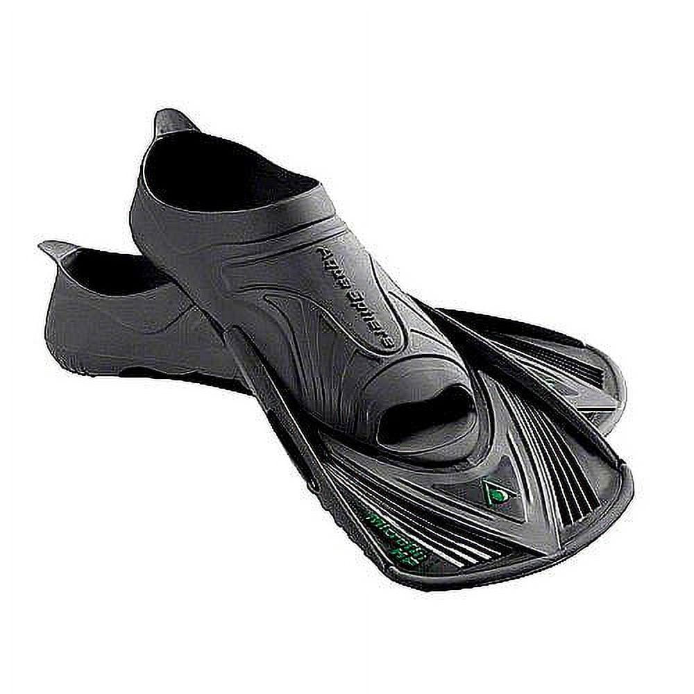 Aqua Sphere Microfin HP Fitness Fins - Black/Black - Size 6-7/40-41 ...