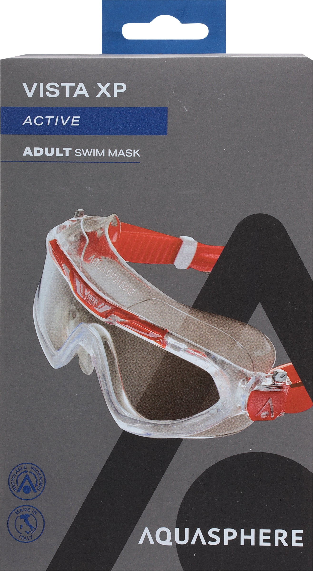 Aqua Sphere Vista XP Goggle TransRedClear - Walmart.com