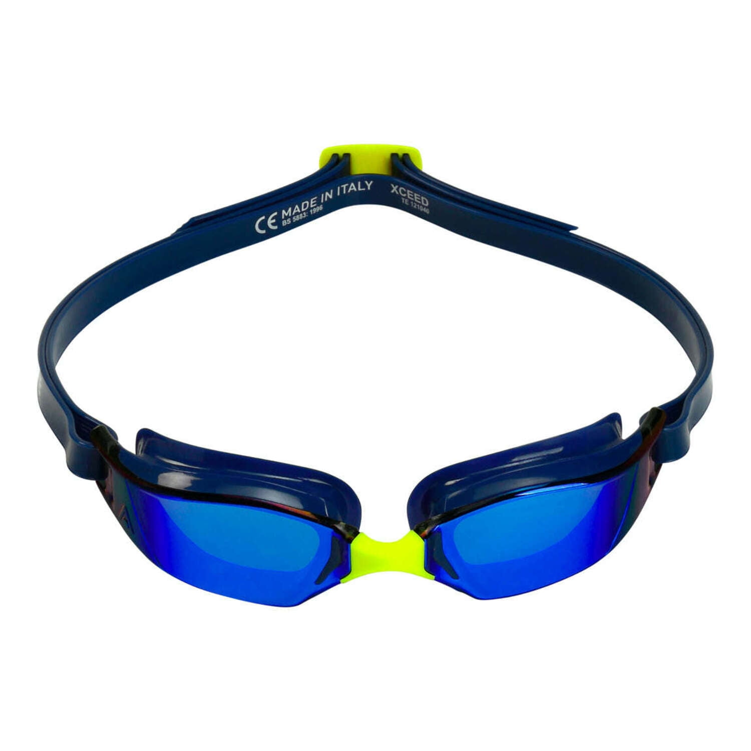 Aqua Sphere XCEED Blue Titanium Mirrored Swim Goggles, Navy, 193630 ...