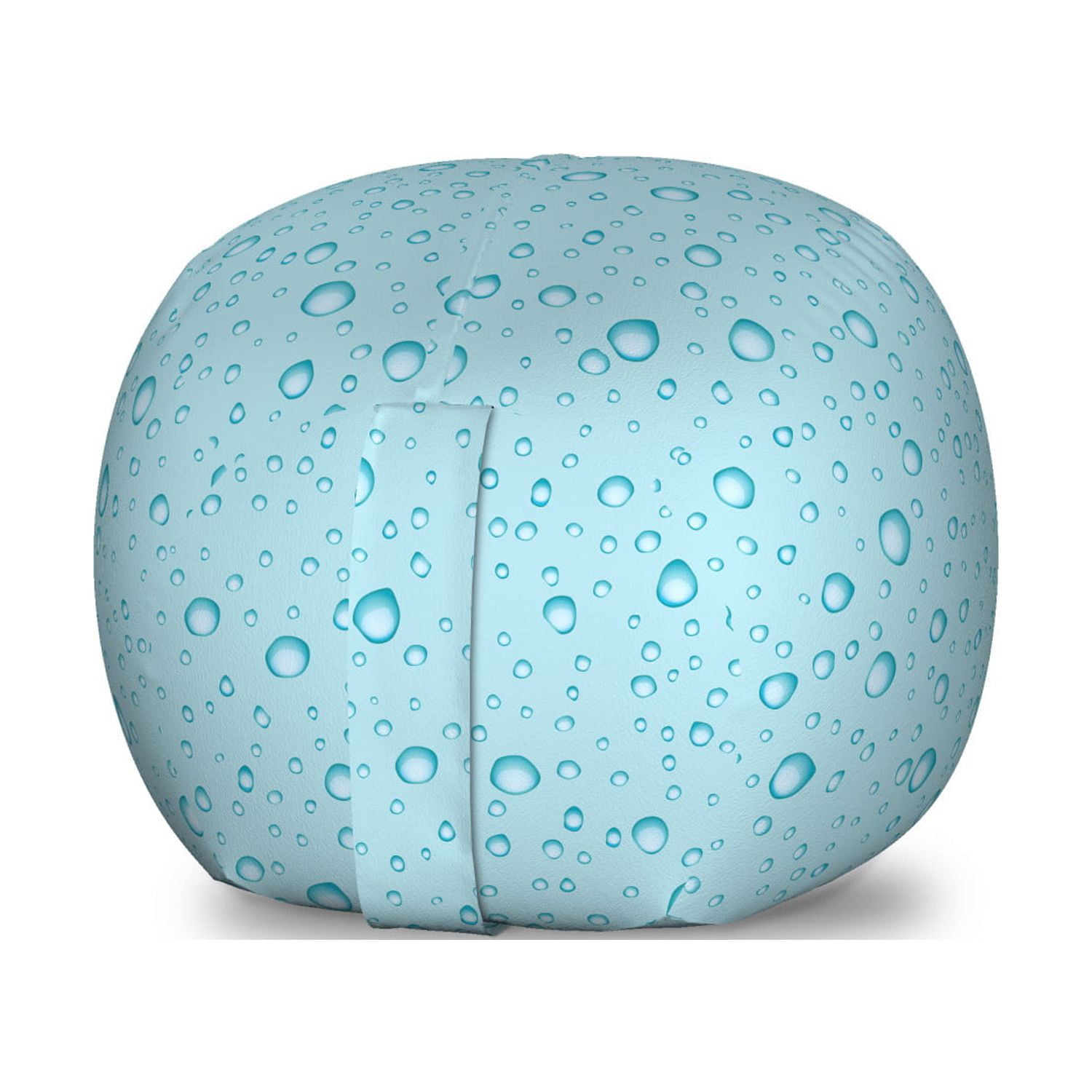 Aqua Storage Toy Bag Chair, Big Small Water Rain Drops Liquidity ...