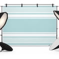 Aqua Striped Backdrops for Photography, Modern Farmhouse Stripe ...