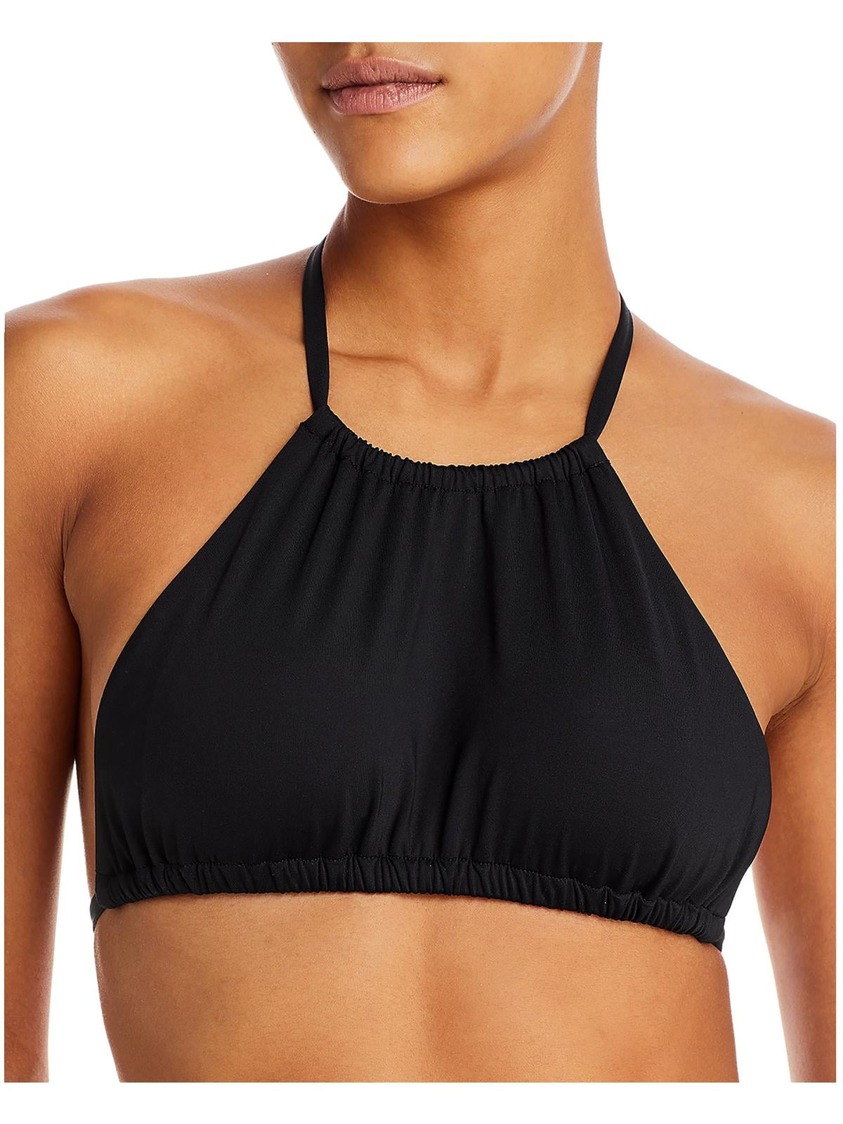 Aqua Swim Womens High Neck Halter Bikini Swim Top