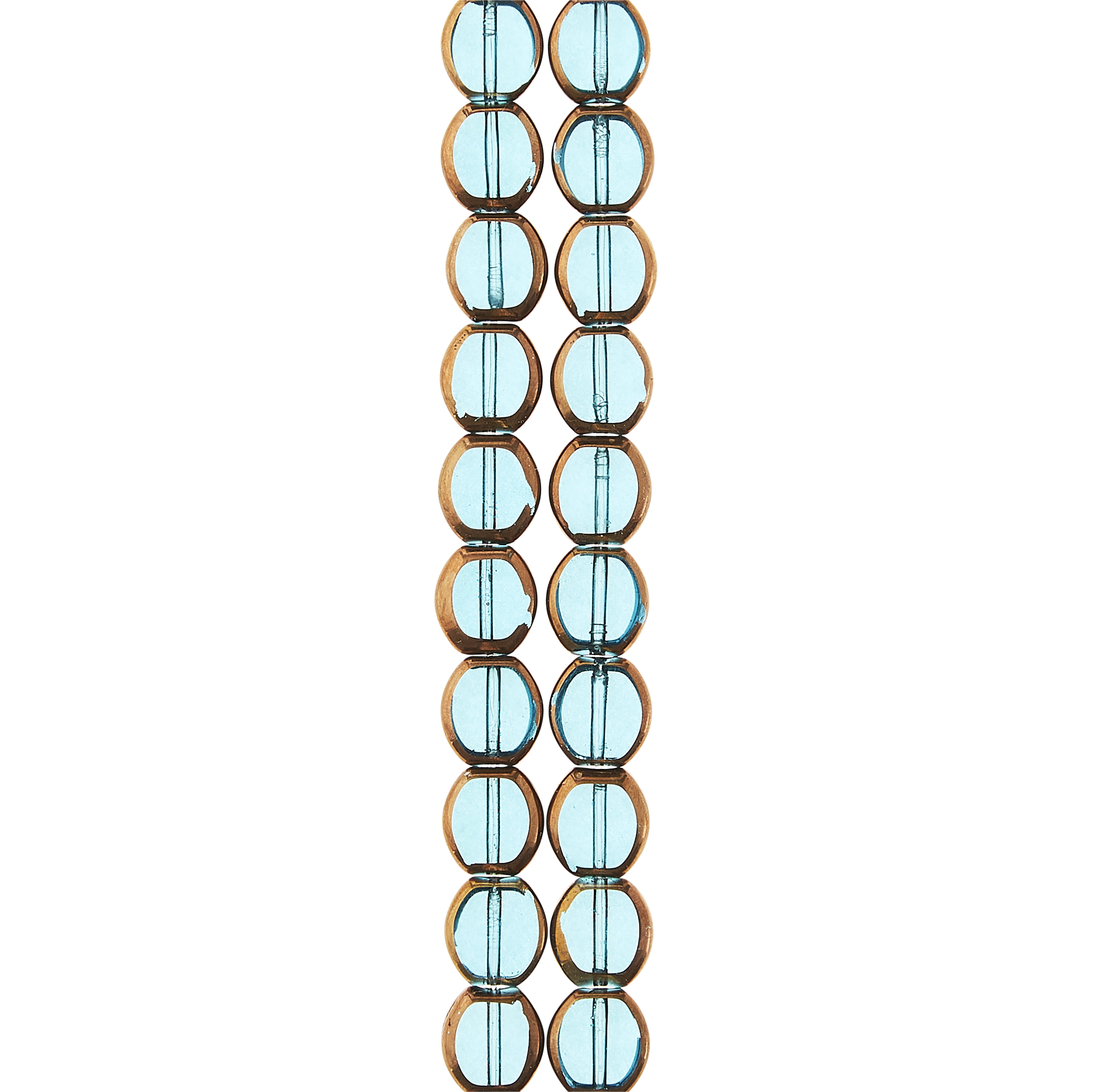 Aqua Table Cut Glass Beads - 10mm by Bead Landing™ - Walmart.com