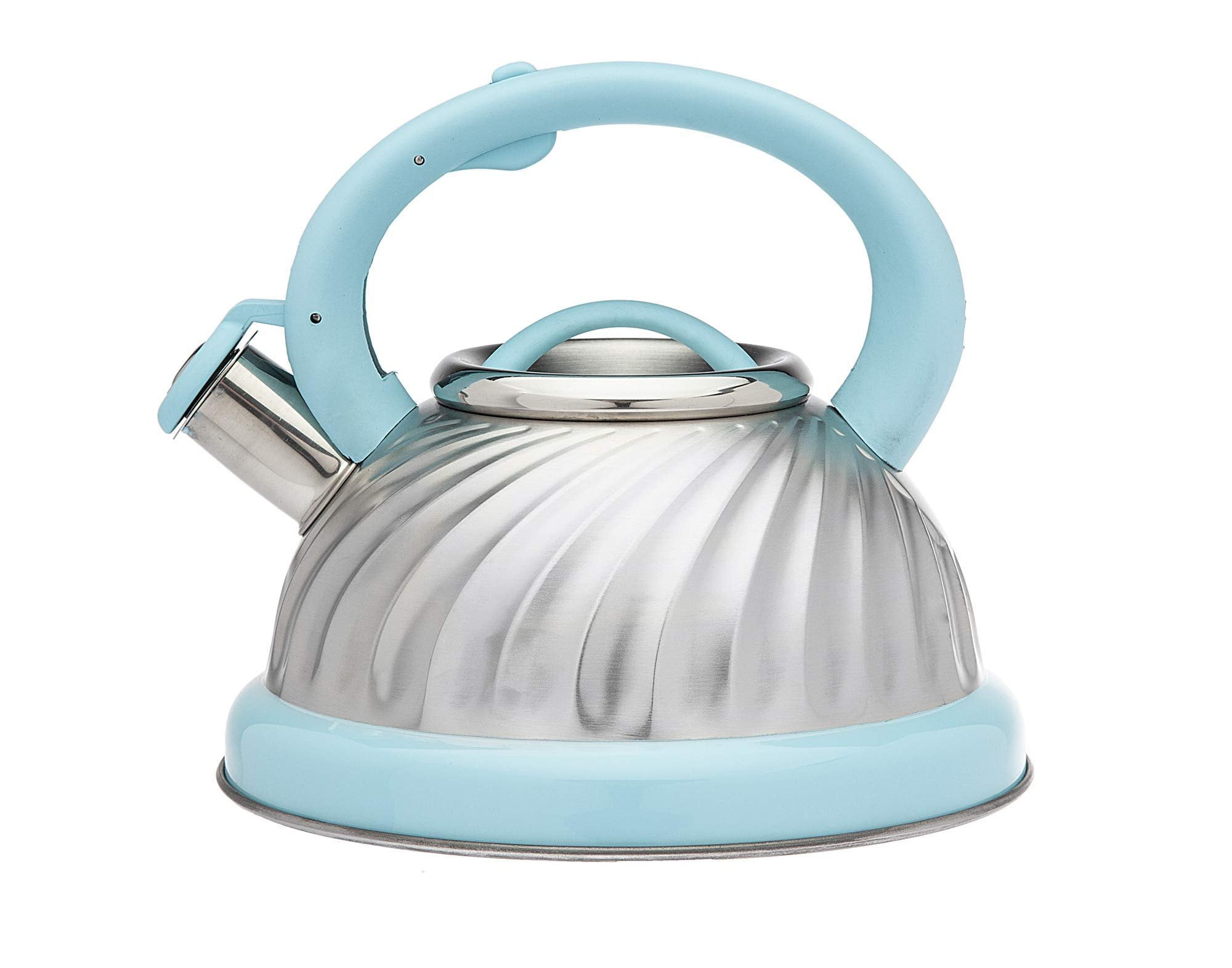 STUDIO SILVERSMITHS Tea Kettle Stainless Steel Whistling Teapot - 3 ...