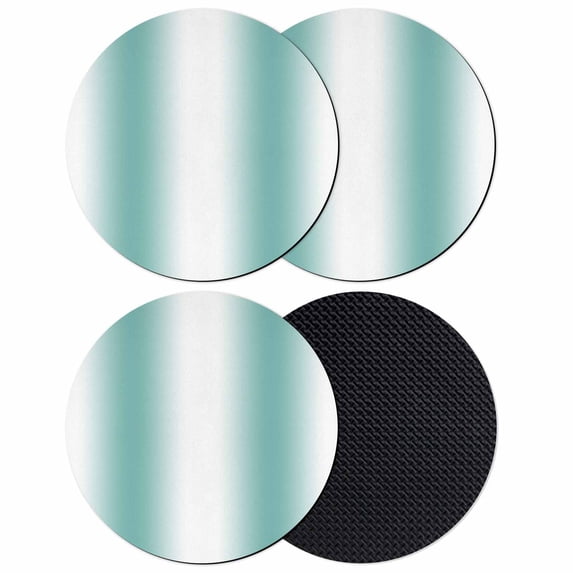 Aqua Teal White Ombre Coasters Set of 4,Soft Absorbent Coasters for ...