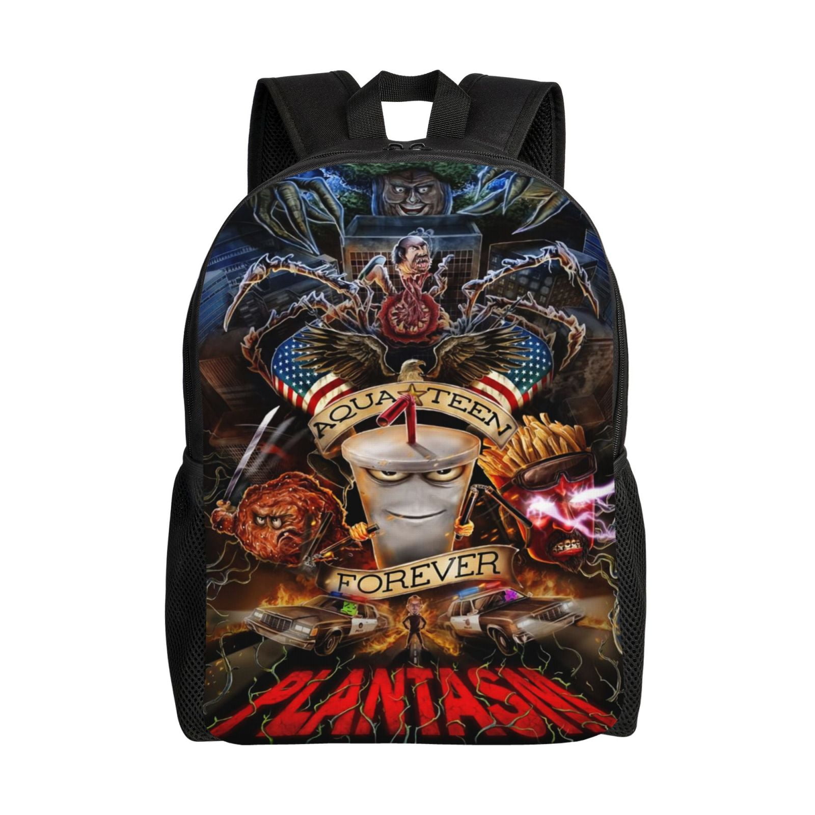 Aqua Teen Hunger Force Backpack 3D Printed Casual Daypacks - Walmart.com