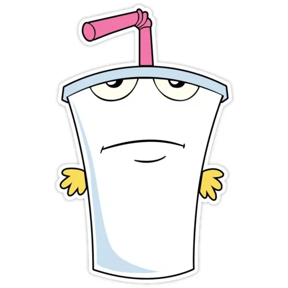 Aqua Teen Hunger Force Shake Sticker Bumper Phone Decal Water Bottle ...