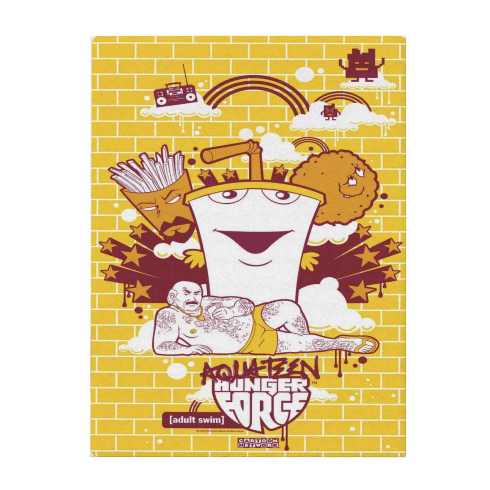 Aqua Teen Hunger Force Soft And Comfortable Throw Blanket Plush ...
