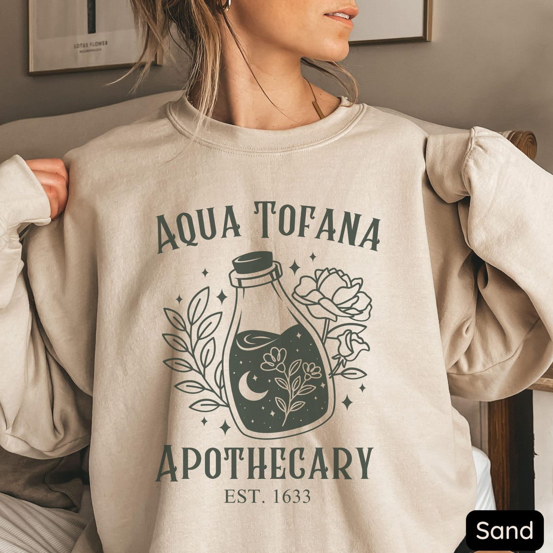 Aqua Tofana Apothecary Sweatshirt, Aqua Tofana Shirt, Feminist Crewneck, Womens Rights Top, Pro ...