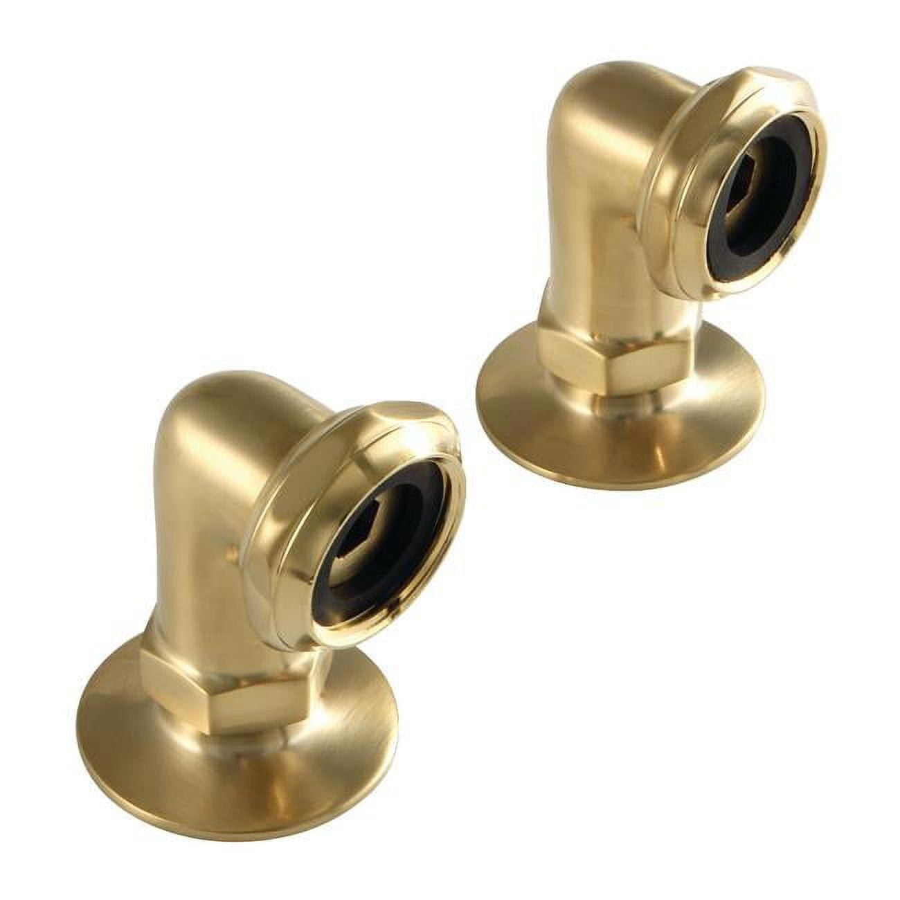 Aqua Vintage AE2RS7 Vintage 2-inch Tub Faucet Riser, Brushed Brass ...