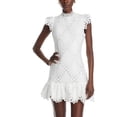 Aqua Womens Lace Mock Neck Shift Dress - Walmart.com