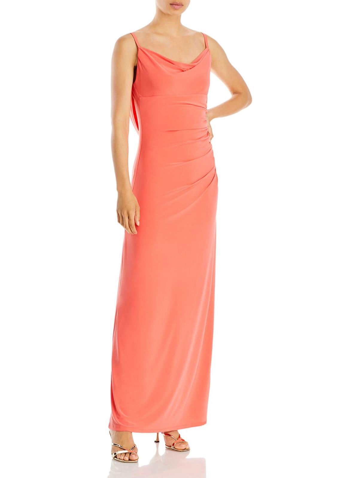 Aqua Womens Open Back Long Evening Dress - Walmart.com