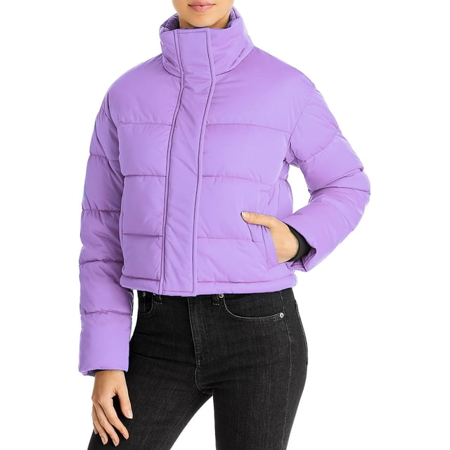 Aqua Womens Quilted Short Puffer Jacket - Walmart Business Supplies