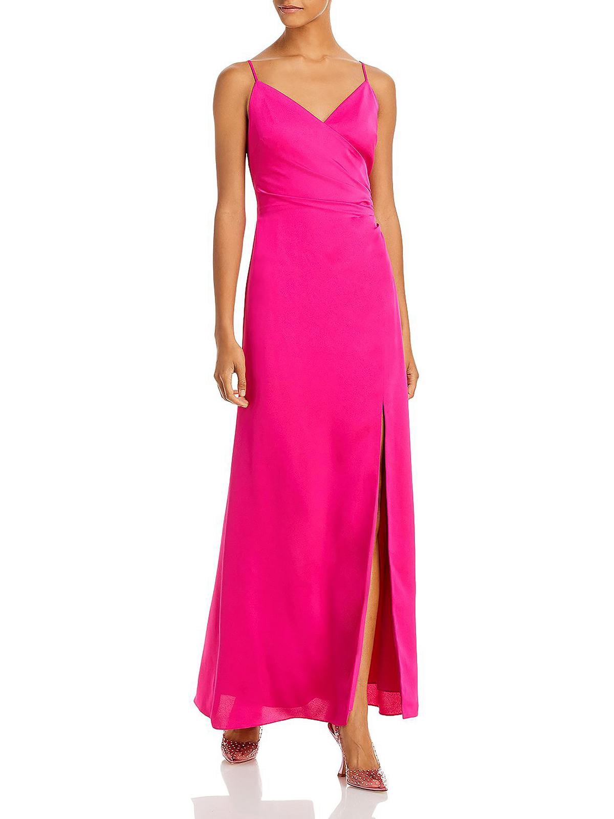 Aqua Womens Tie Back Split Hem Maxi Dress - Walmart.com