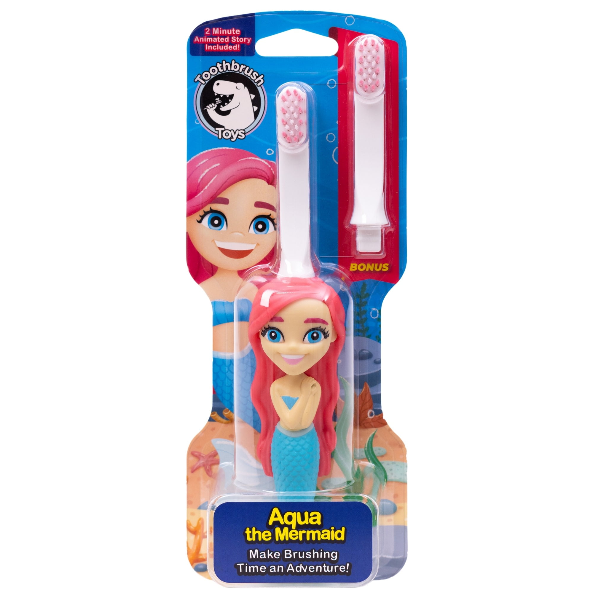 Aqua the Mermaid Character Toothbrush - Walmart.com