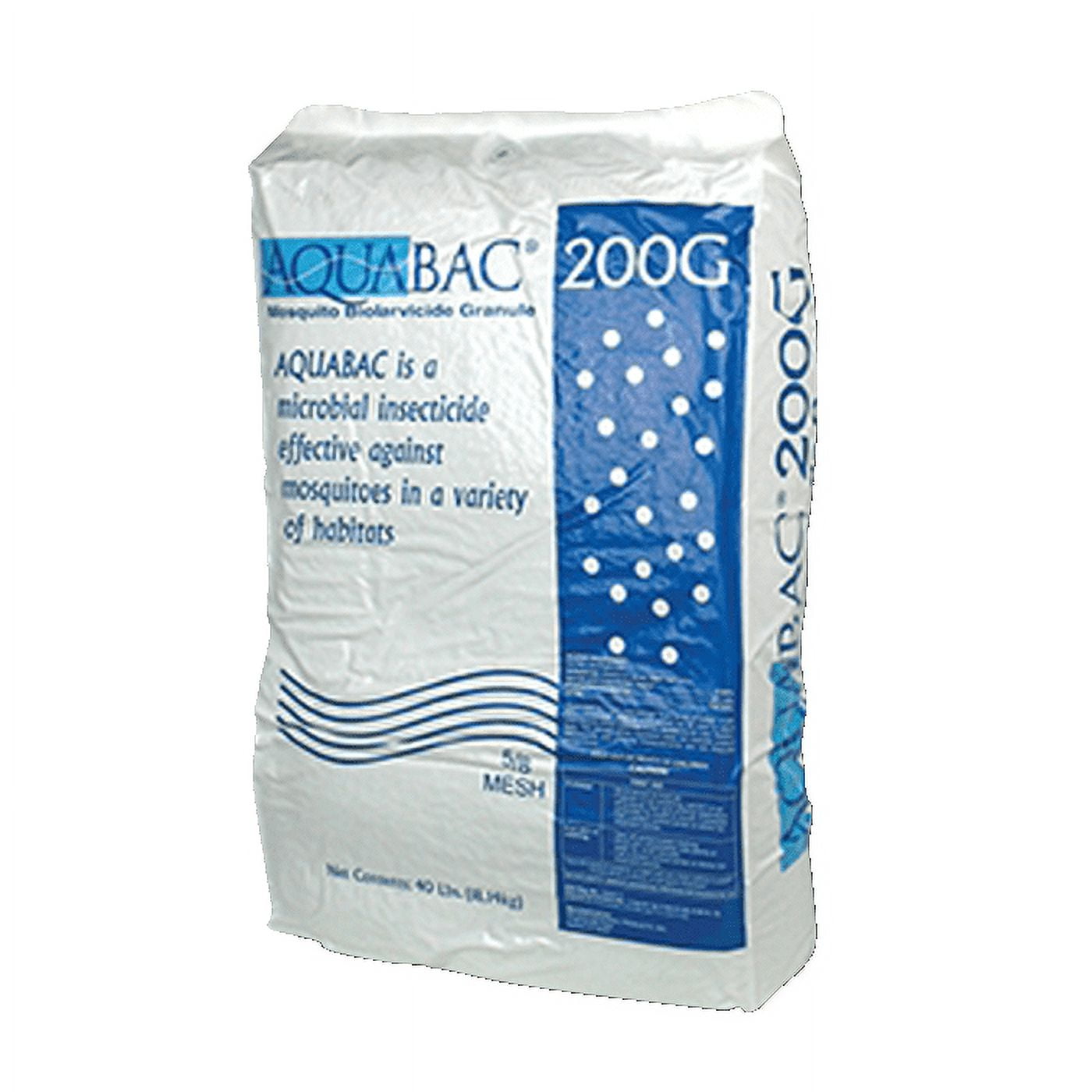 AquaBac 40lb Granular Mosquito Larva Killer Insecticide - Pest Control ...