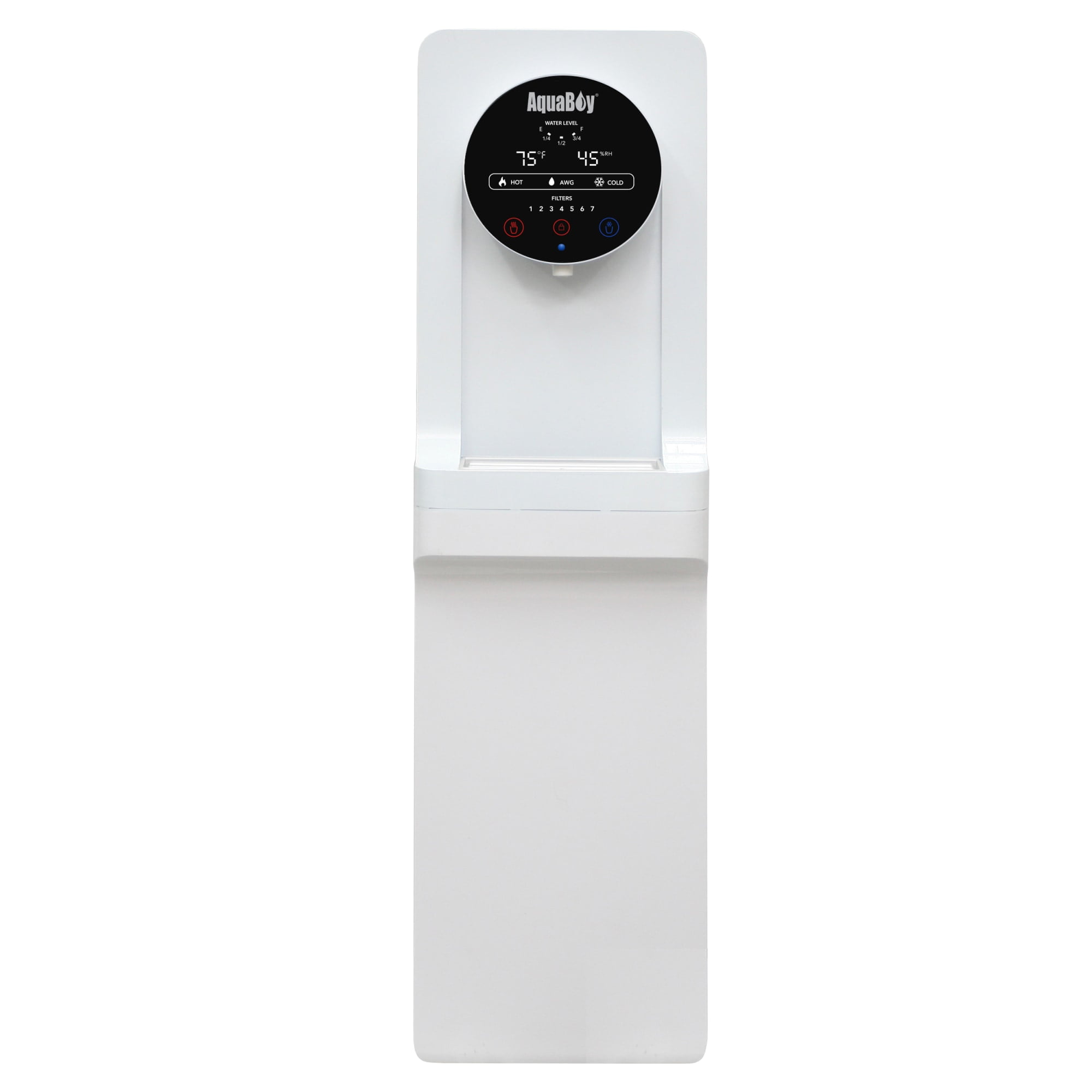 AquaBoy® Pro II Hot/Cold Air-To-Water Generator, 45 1/2"H x 11 3/4"W x ...