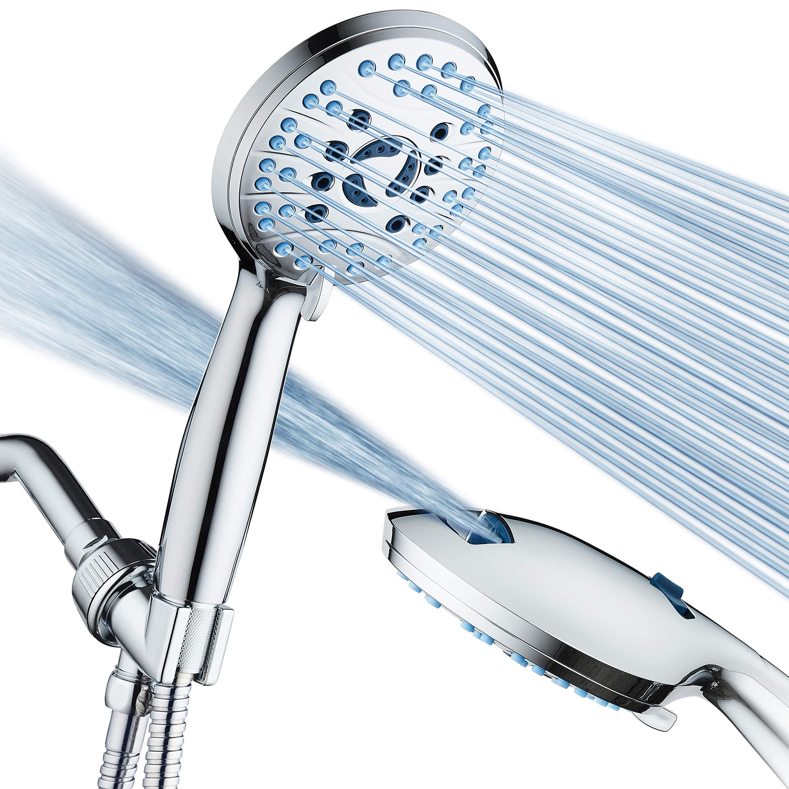 AquaCare High Pressure 8-mode Handheld Shower Head - Anti-clog Nozzles ...
