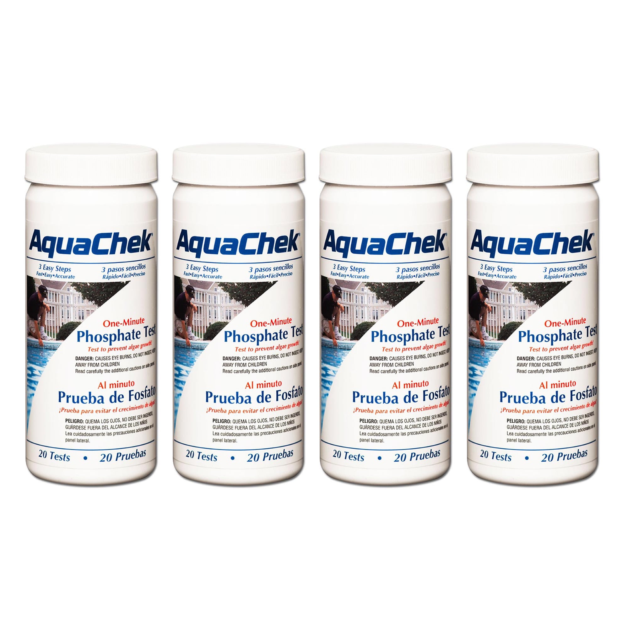 AquaChek 562227-04 Phosphate Swimming Pool Test Strips, 4-Pack, 4pack ...