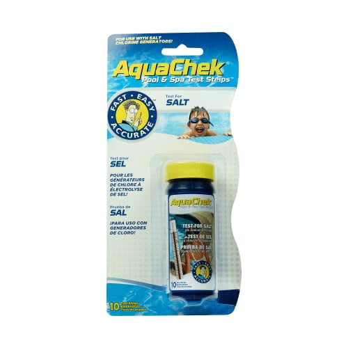 AquaChek Salt Test Strip Titrators for Pools - Salt Water Pool Test ...