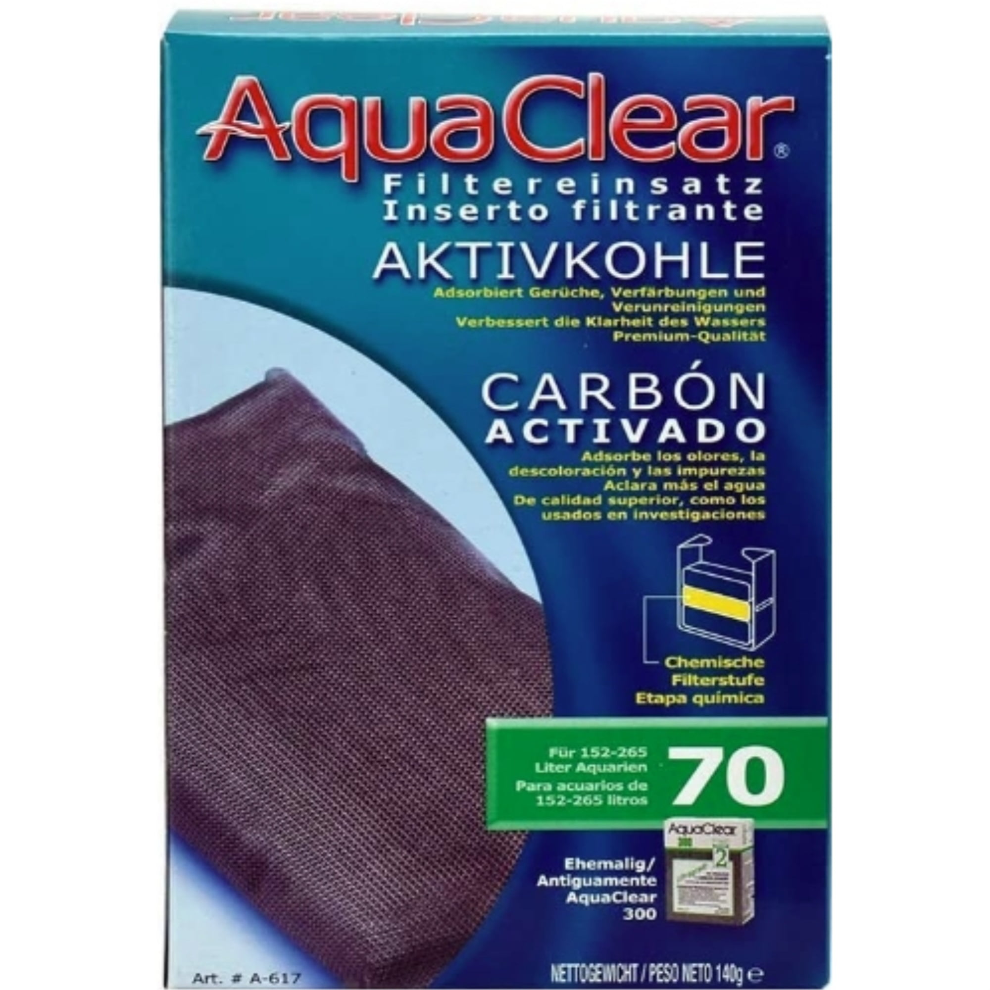 AquaClear Filter Insert Activated Carbon - Walmart.com