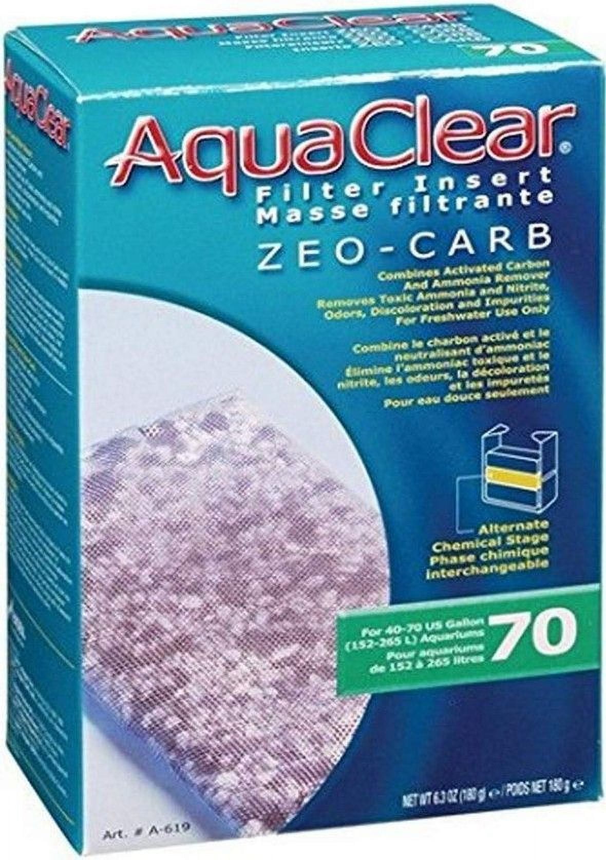 AquaClear Filter Insert Zeo-Carb 70 gallon - 1 count - Walmart.com