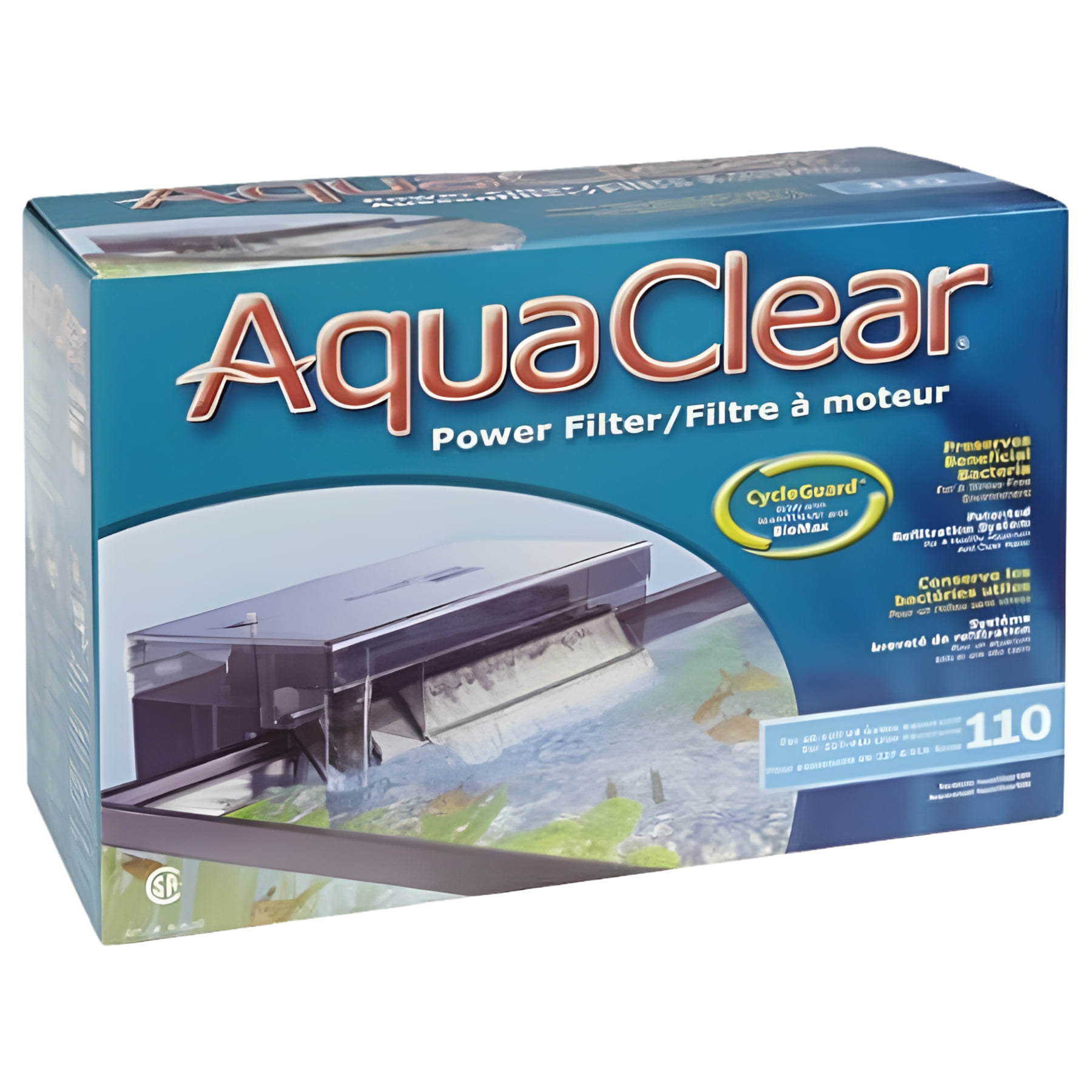 AquaClear Power Filter for Fish Tank, 60 to 110 Gallons, Versatile Hang ...