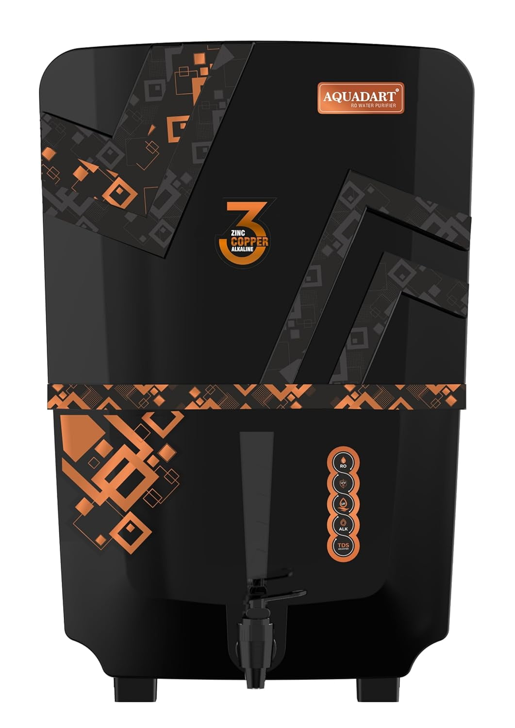 AquaDart 12 litre RO Water Purifier with Bio Copper Zinc Alkaline ...