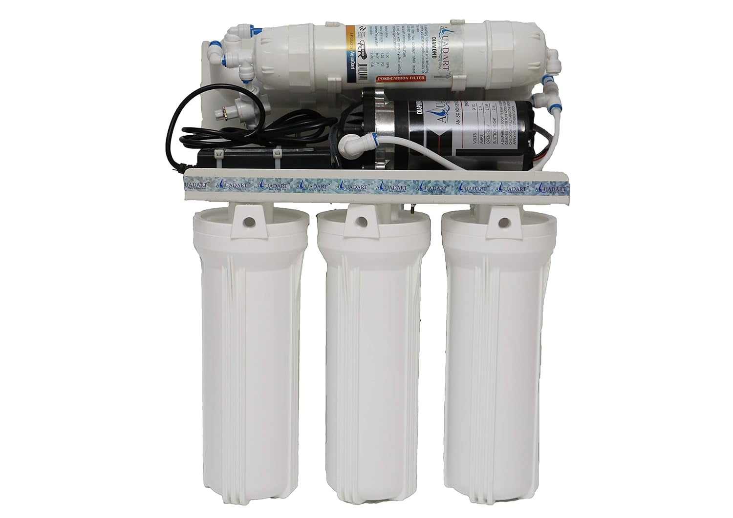 AquaDart RO Water Purifier 5 Stage Under sink and Wall Mounted 15 liters per Hour - Walmart.com