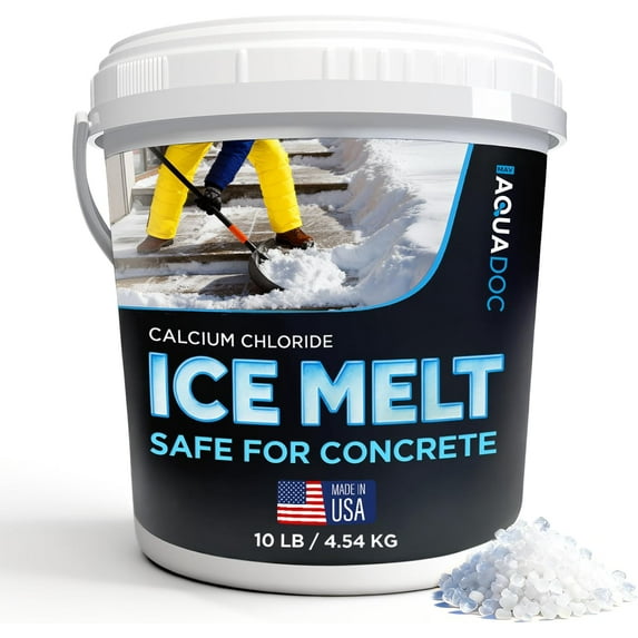 AquaDoc Ice Melt Safe for Concrete - Snow Salt & Rock Salt for Snow ...