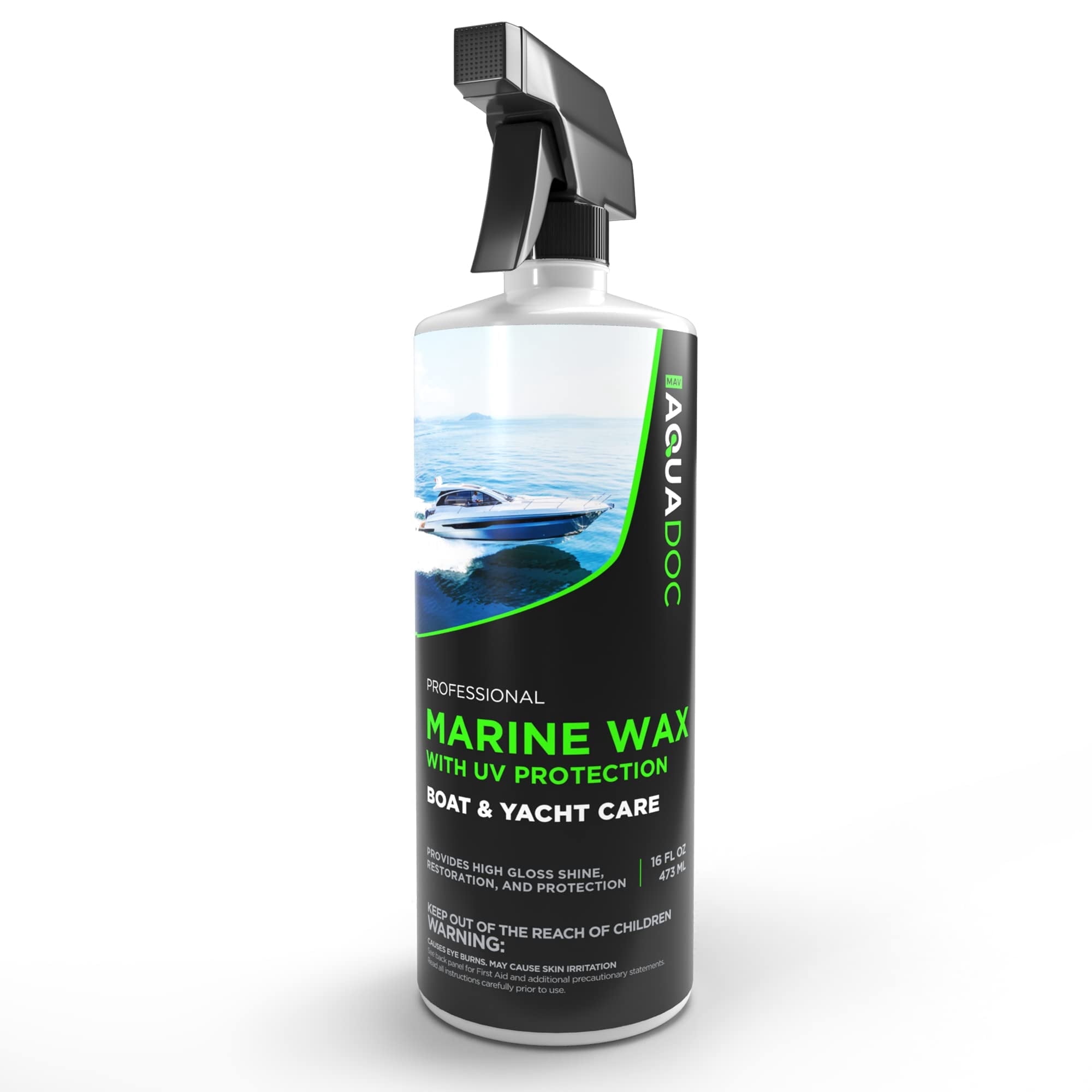 AquaDoc Marine Polish Boat Wax - Premium Marine Wax for Boats - UV ...