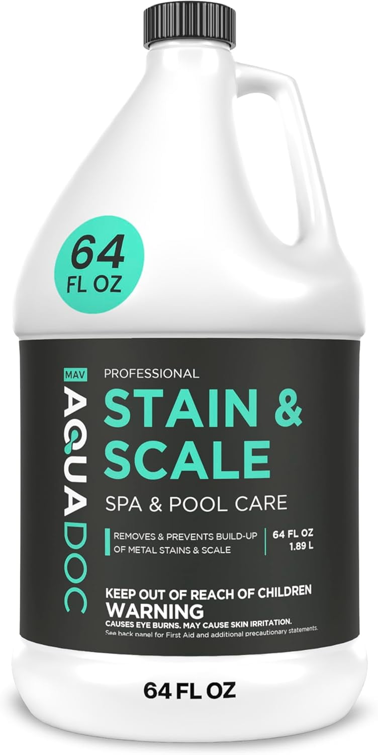 AquaDoc Pool & Spa Stain and Scale Control for Hot Tubs - 64oXIULIN ...