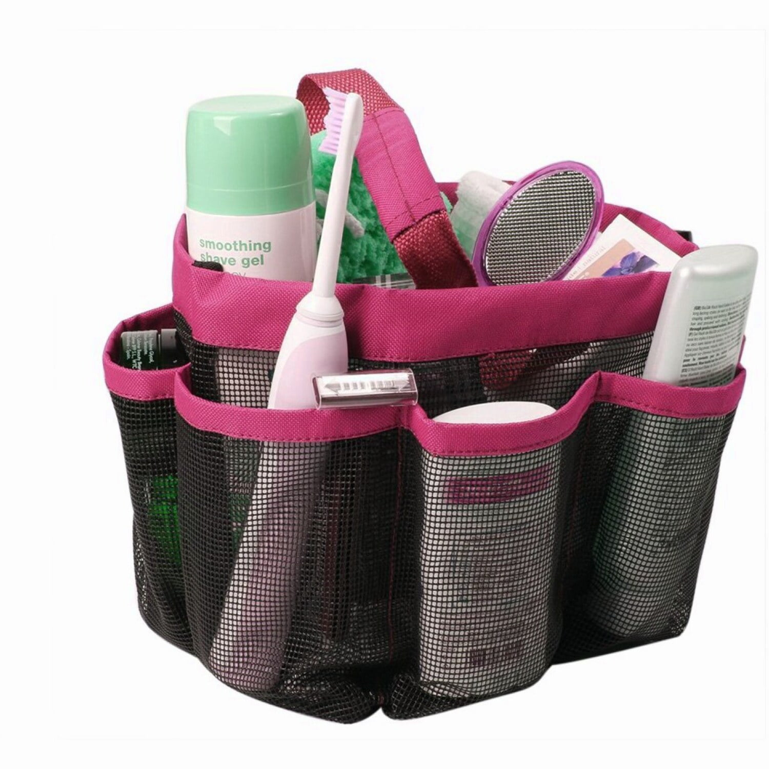 AquaDry Portable Shower Caddy - 8 Pocket Quick-Dry Organizer for ...