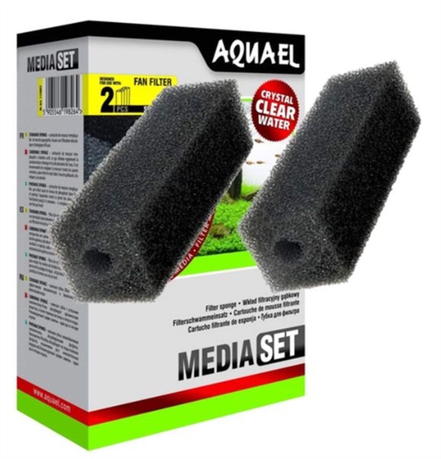 AquaEl Fan Filter 1 Replacement Sponge - Walmart.com