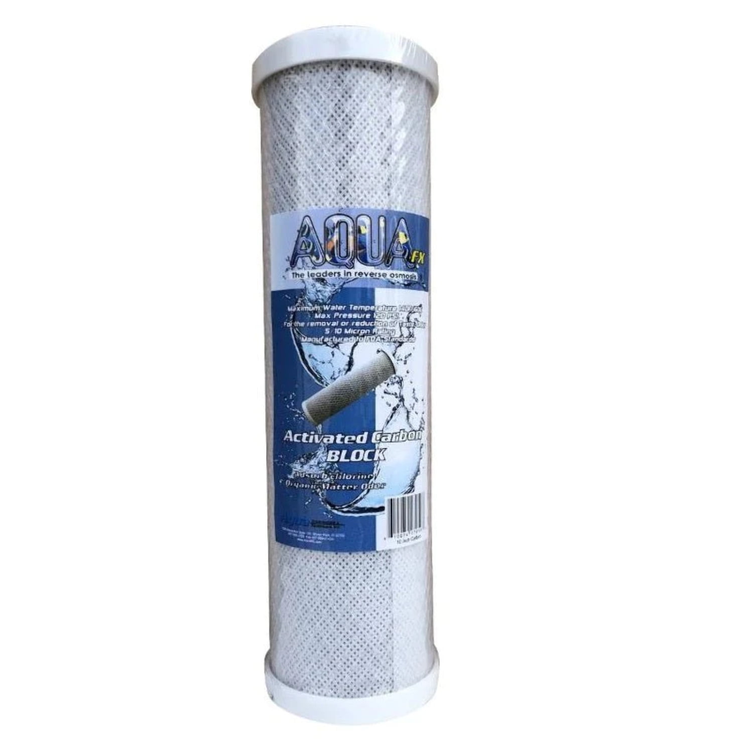 AquaFX RO Replacement Carbon Block Filter - High Capacity - Walmart.com