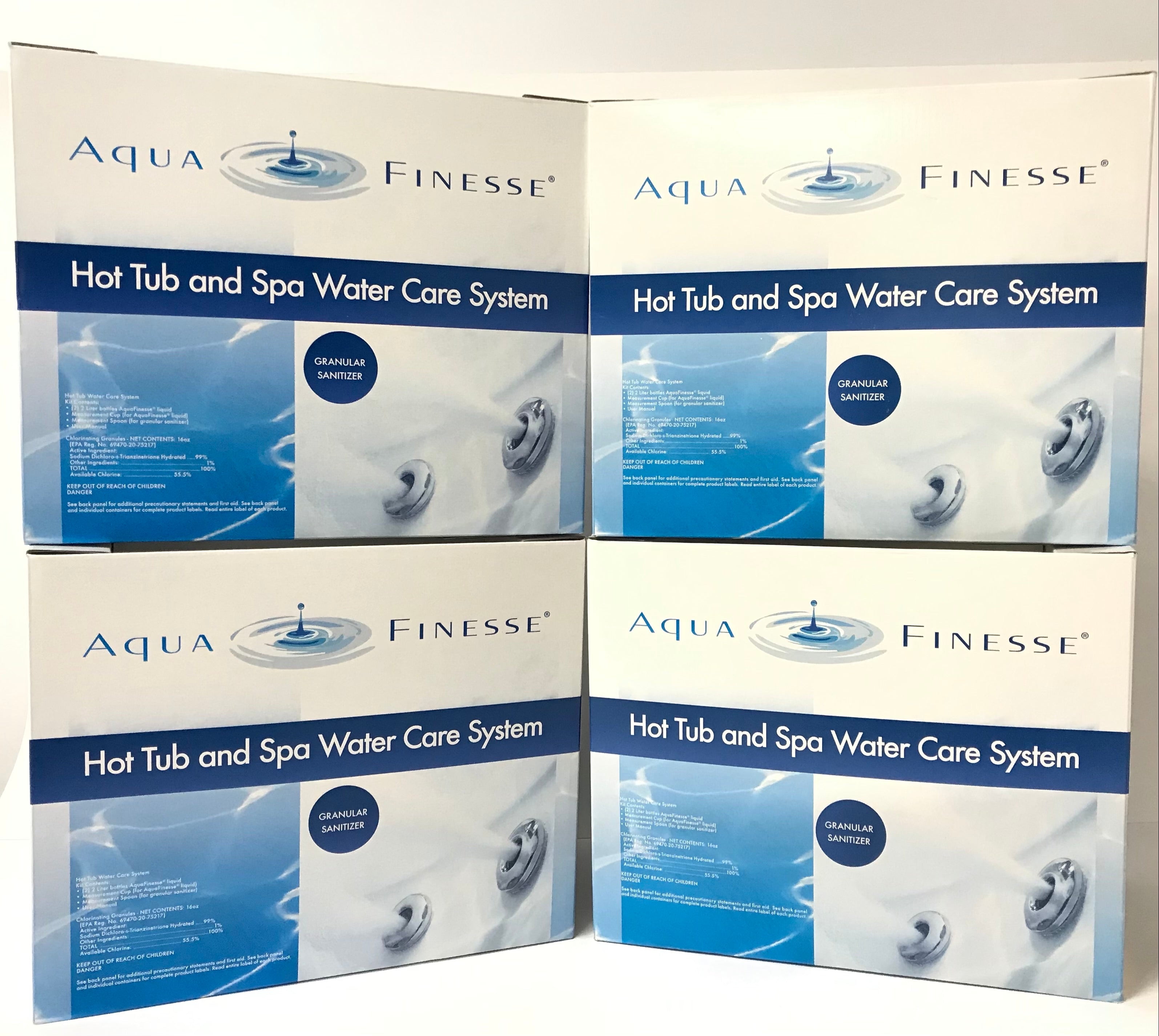 AquaFinesse Hot Tub and Spa Water Care System Granular Sanitizer ...