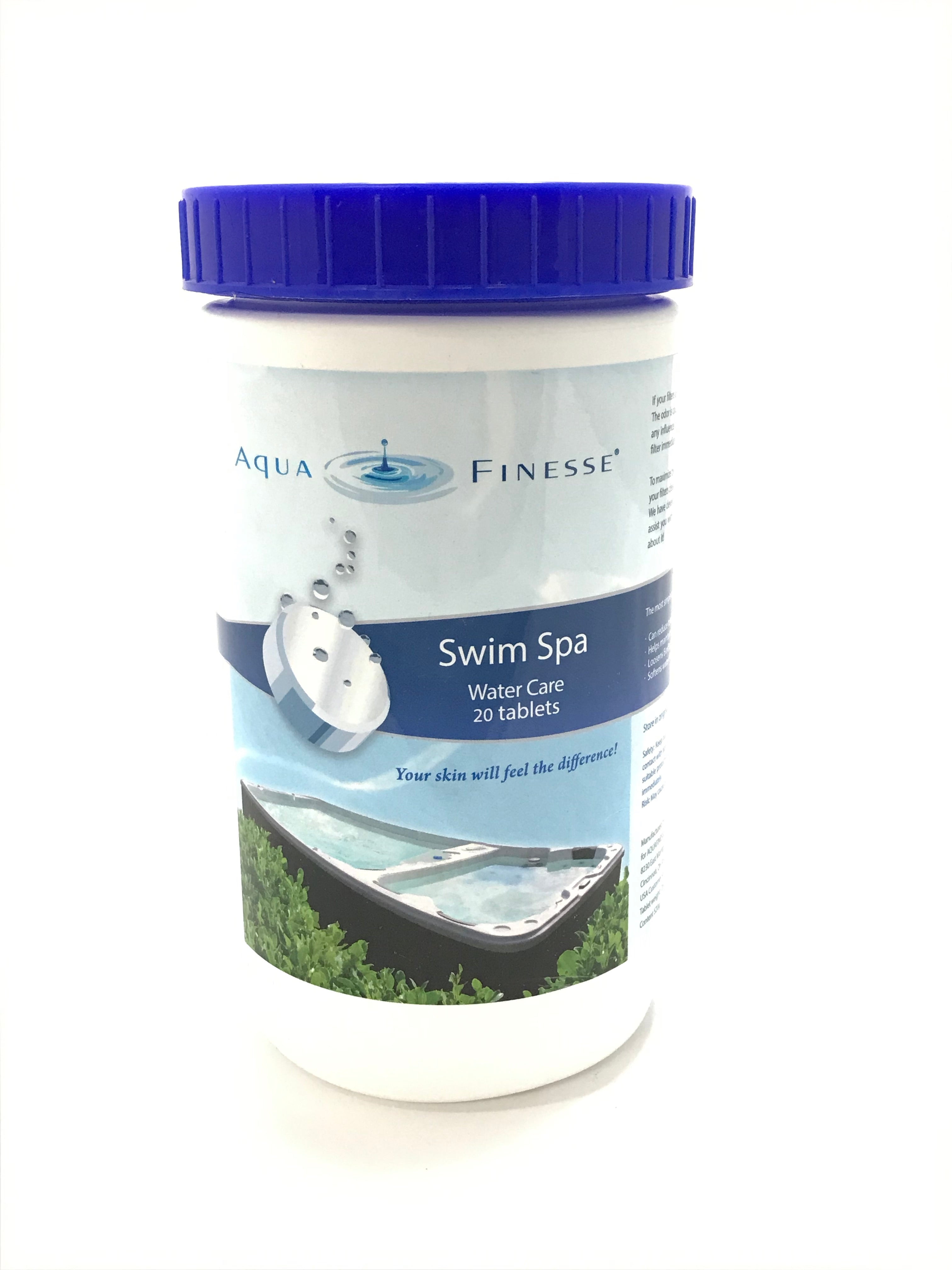 AquaFinesse Swim Spa Water Care Tablets - Filter Cleaners - 20 count ...