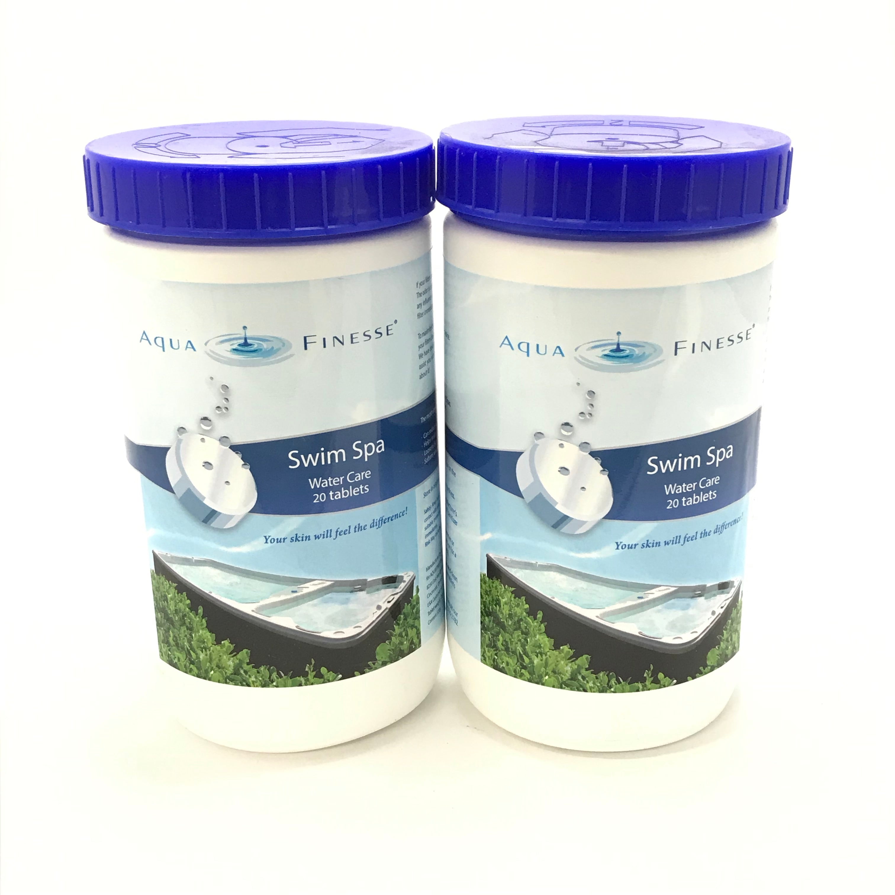 AquaFinesse Swim Spa Water Care Tablets - Filter Cleaners - 40 count ...